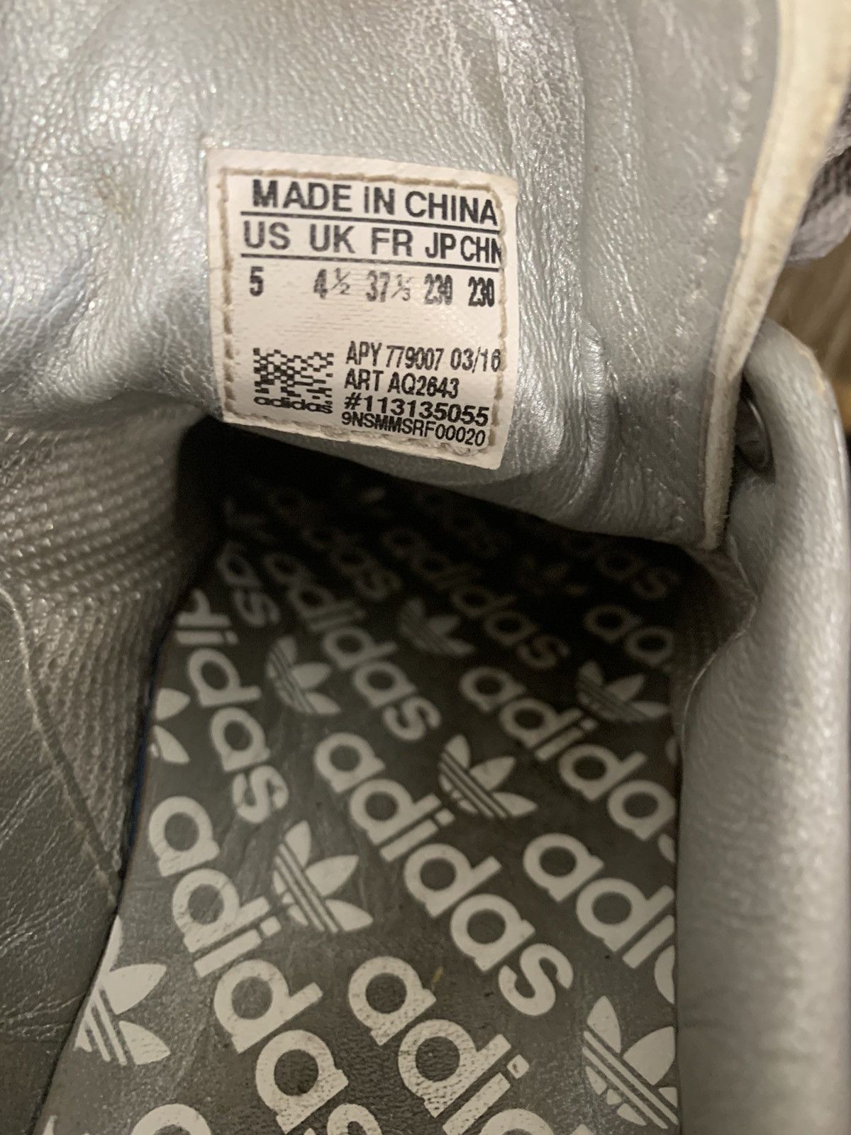 Adidas × Raf Simons Raf Simons x Stan Smith Silver Metallic | Grailed