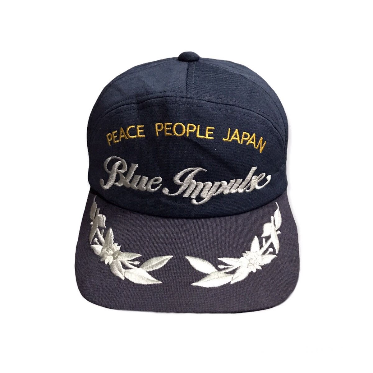 Hat × Impulse × Vintage Vintage Peace People Japan Blue Impulse Hats ...