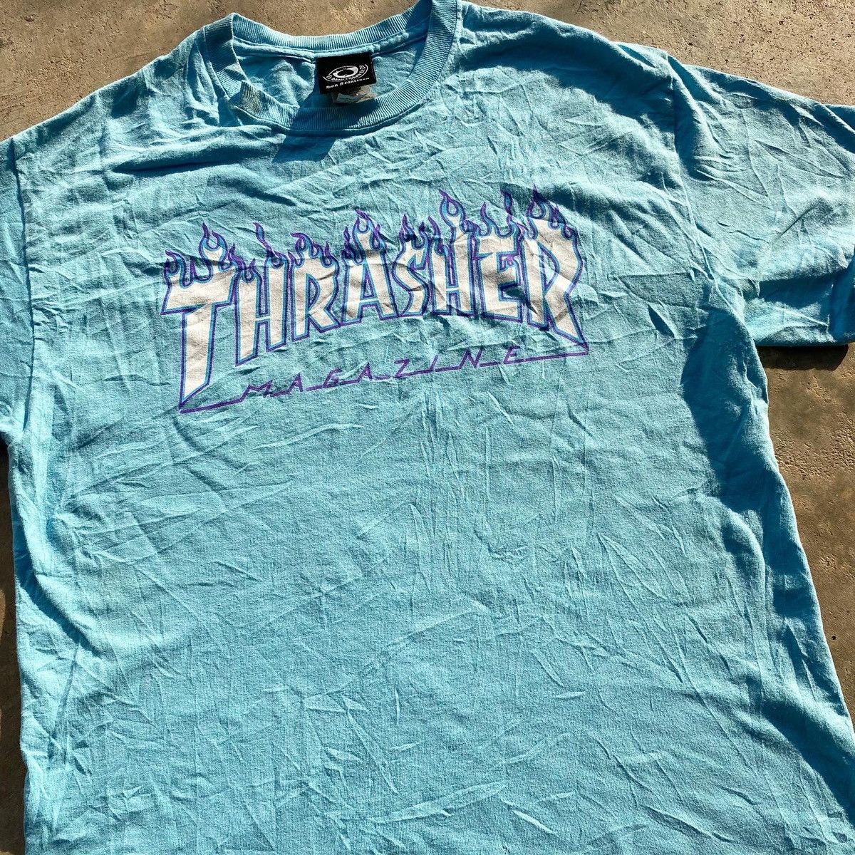 Vintage Thrasher Magazine Flame Logo (OG Print) | Grailed