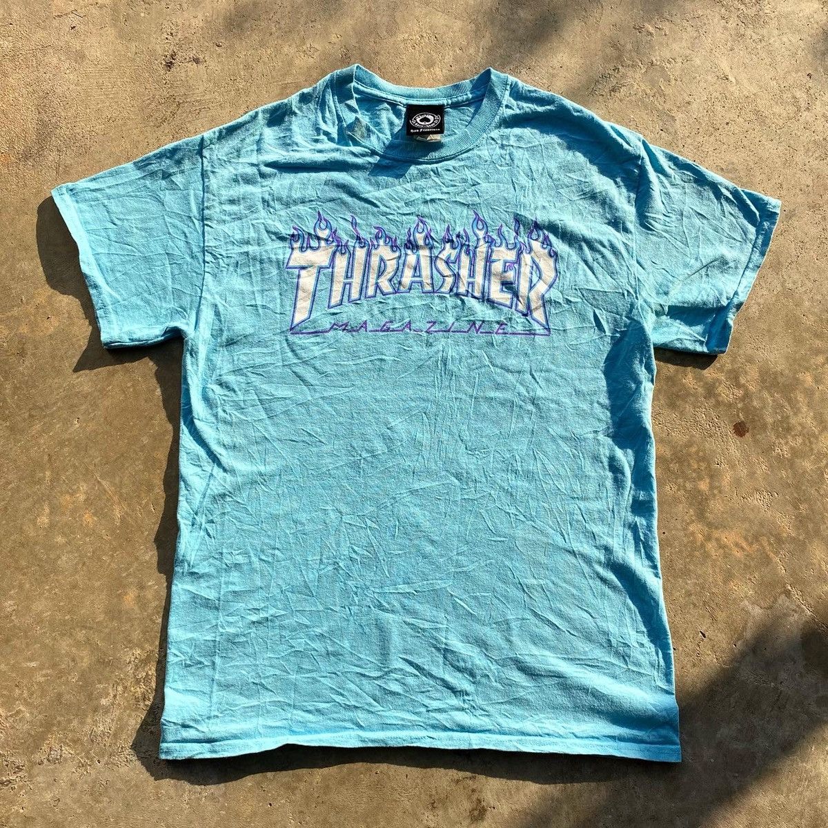 Vintage Thrasher Magazine Flame Logo (OG Print) | Grailed
