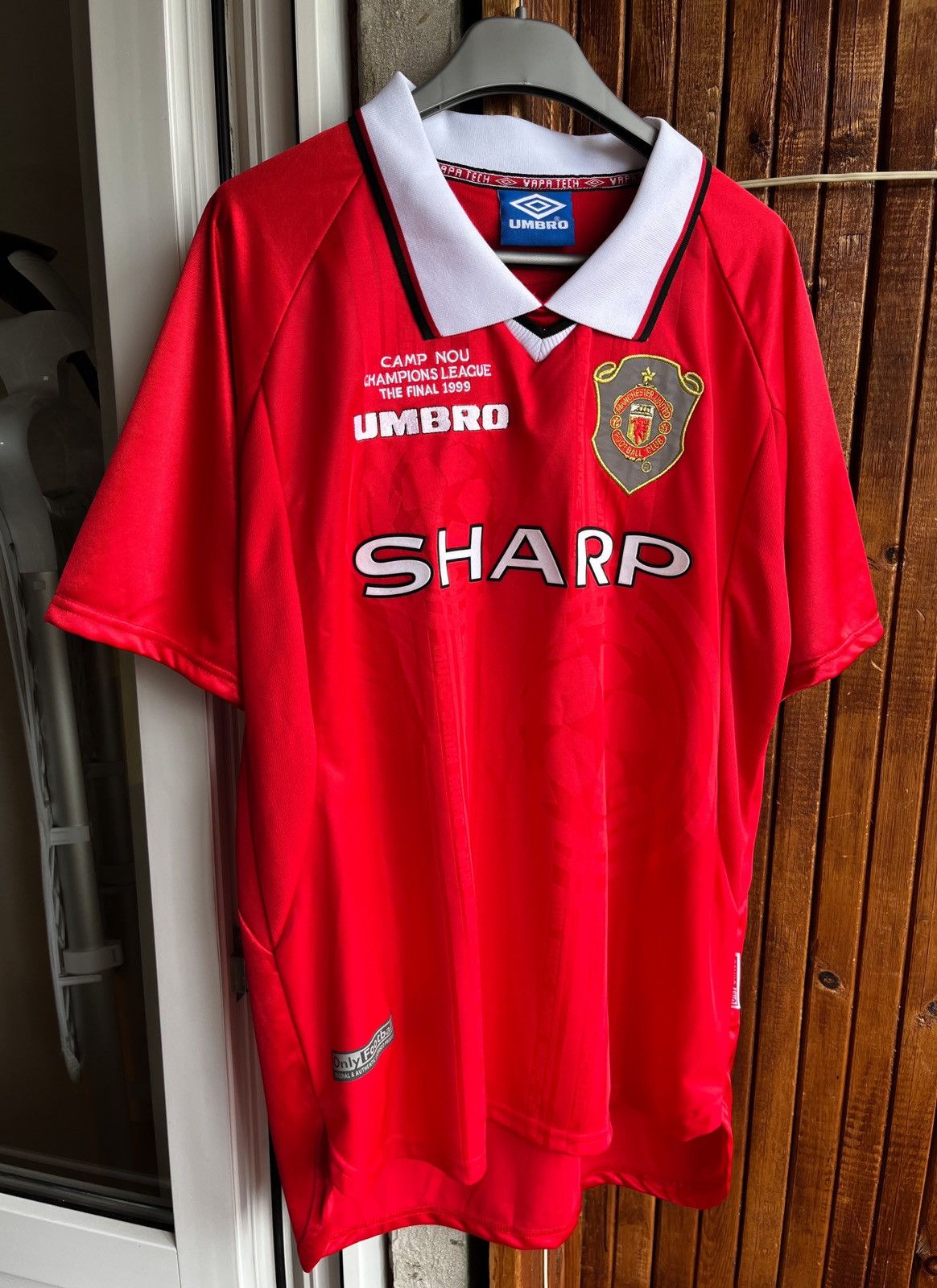 Vintage Vintage UMBRO Sharp 1999 Manchester United Soccer Jersey | Grailed
