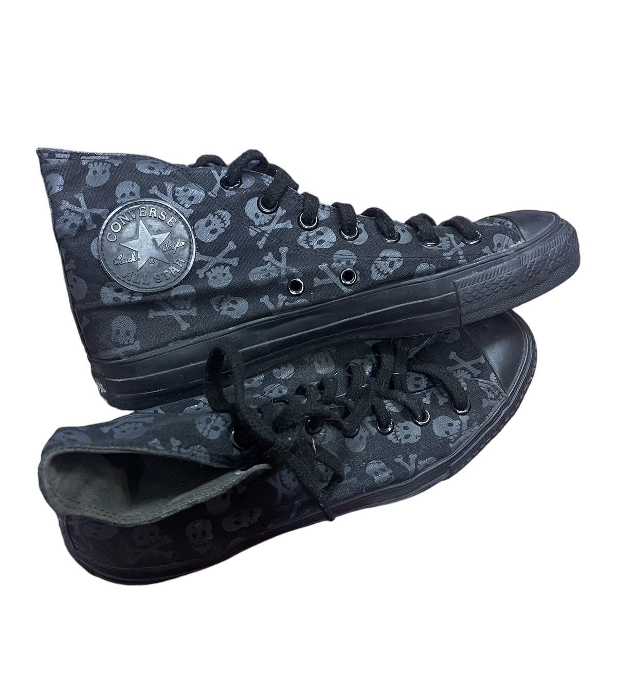 Converse Converse x nbhd skull design made in japan | Grailed