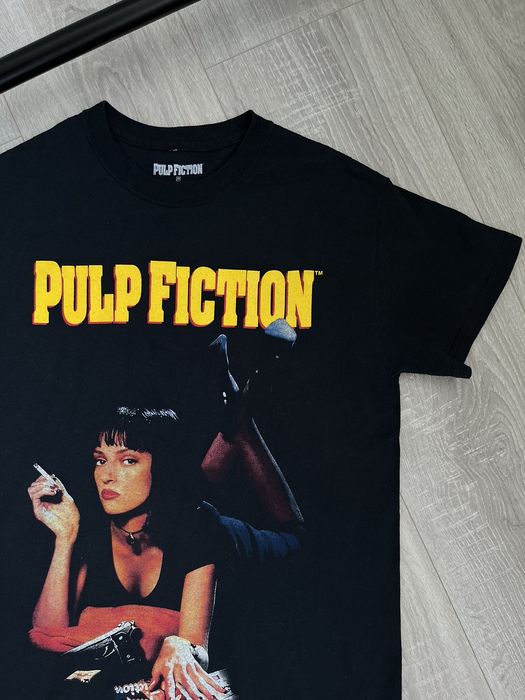 Movie Pulp Fiction Big Logo T Shirt Quentin Tarantino Movie Tee | Grailed