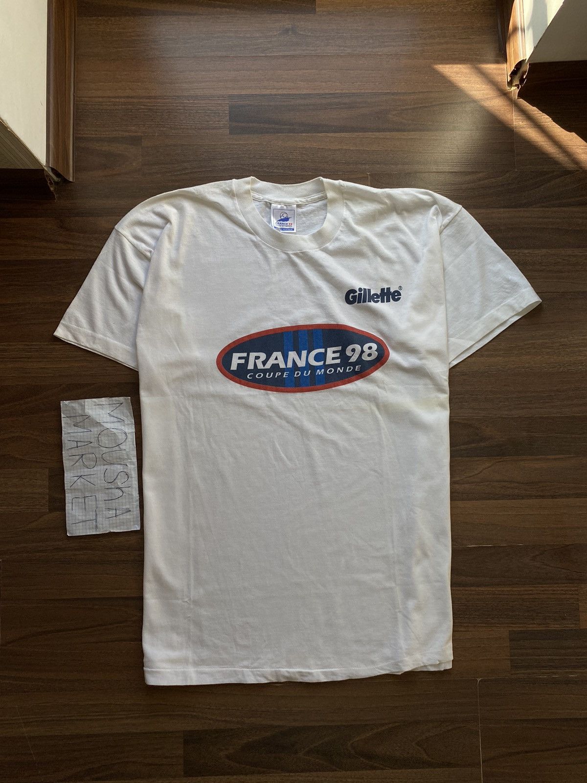 Vintage France 1998 t shirth Gillette vintage FIFA World Cup | Grailed