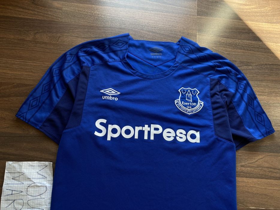 Umbro UMBRO Everton home Jersey 2017-2018 rare Lampas color blu | Grailed