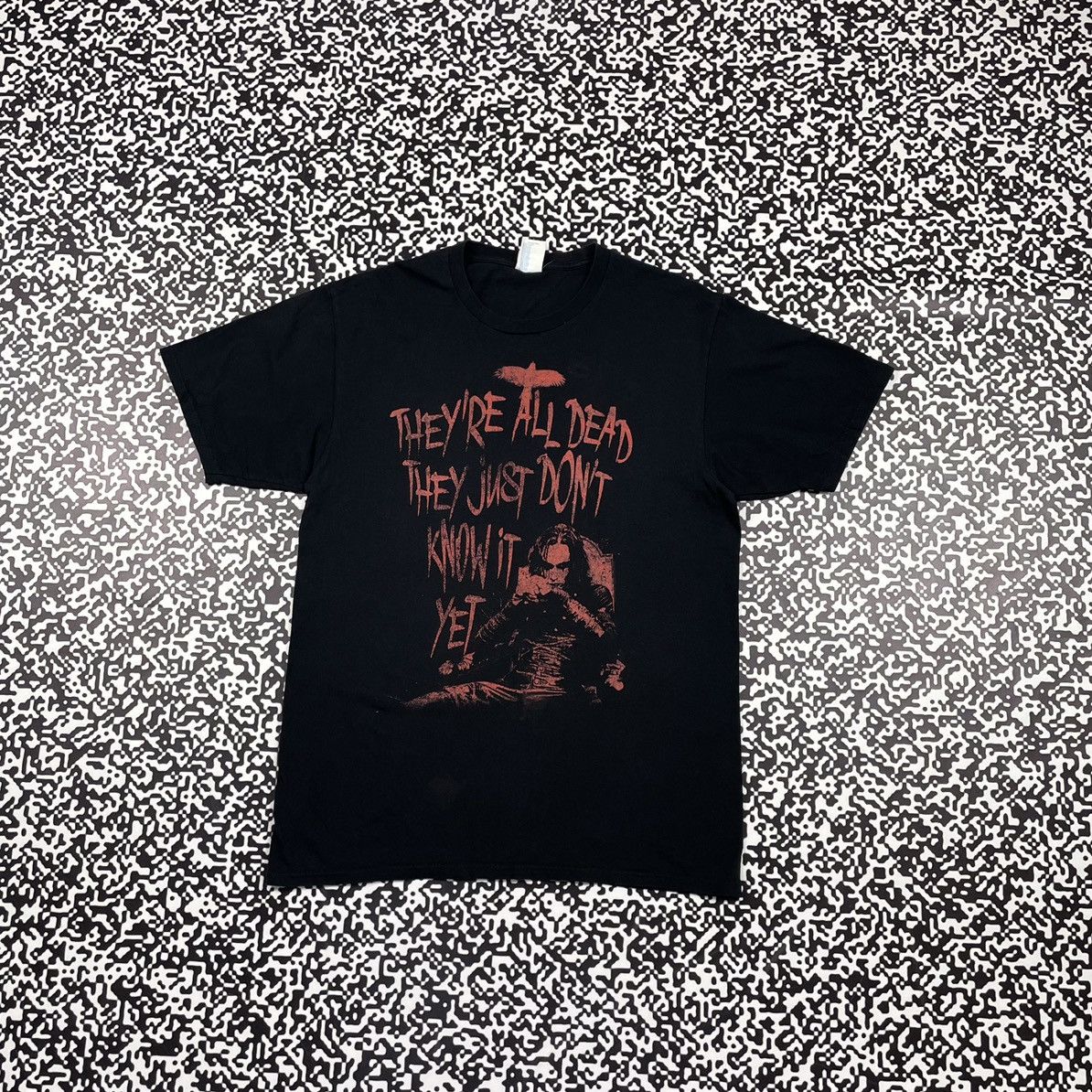 Movie × Streetwear × Vintage Vintage The Crow Moovie Y2K T-shirt ...