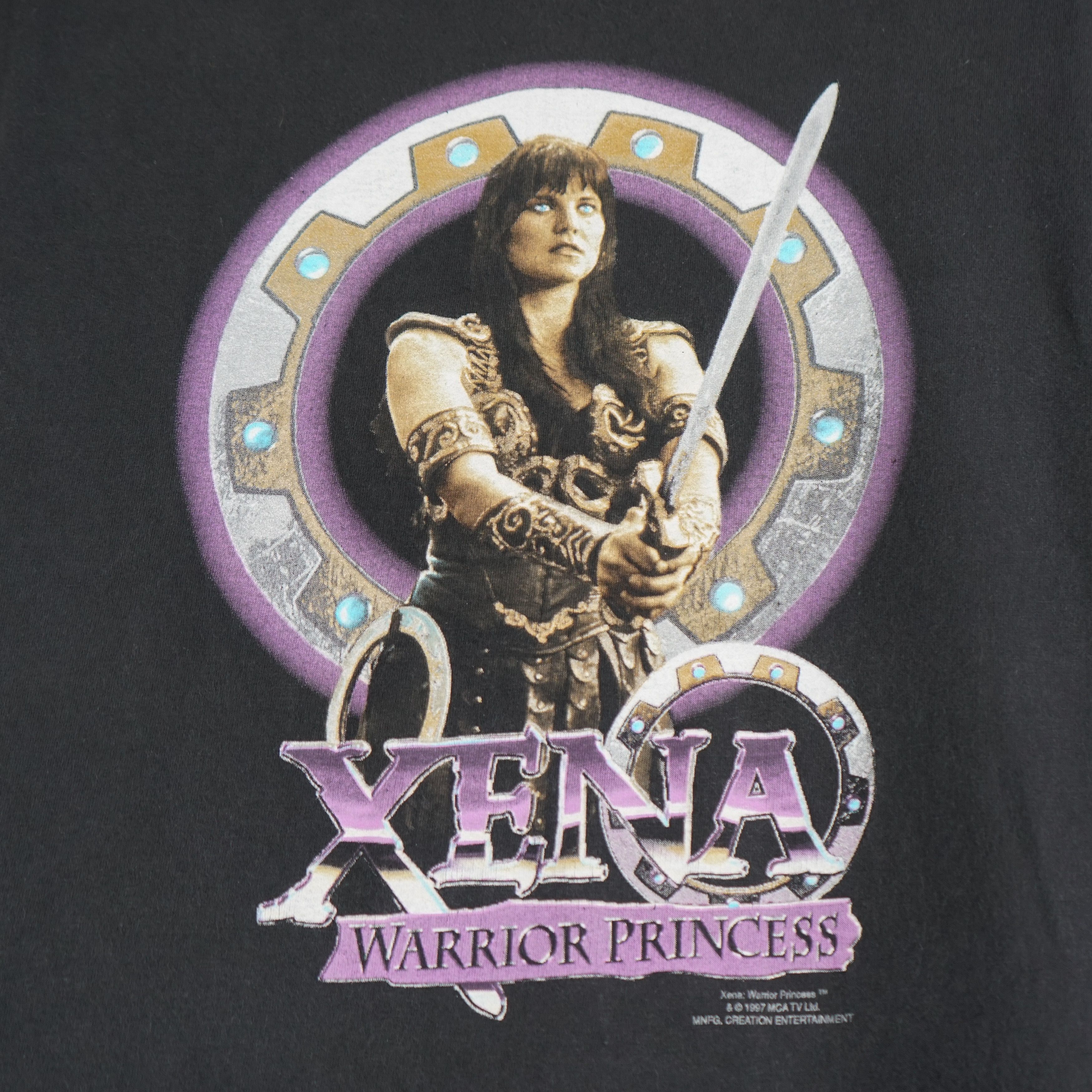 Vintage 1997 Xena Warrior t-shirt | Grailed