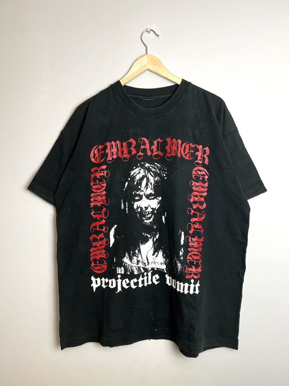 Vintage 🔥Rare🔥 90s Embalmer Projectile Vomit Metal Band Tshirt Grail ...