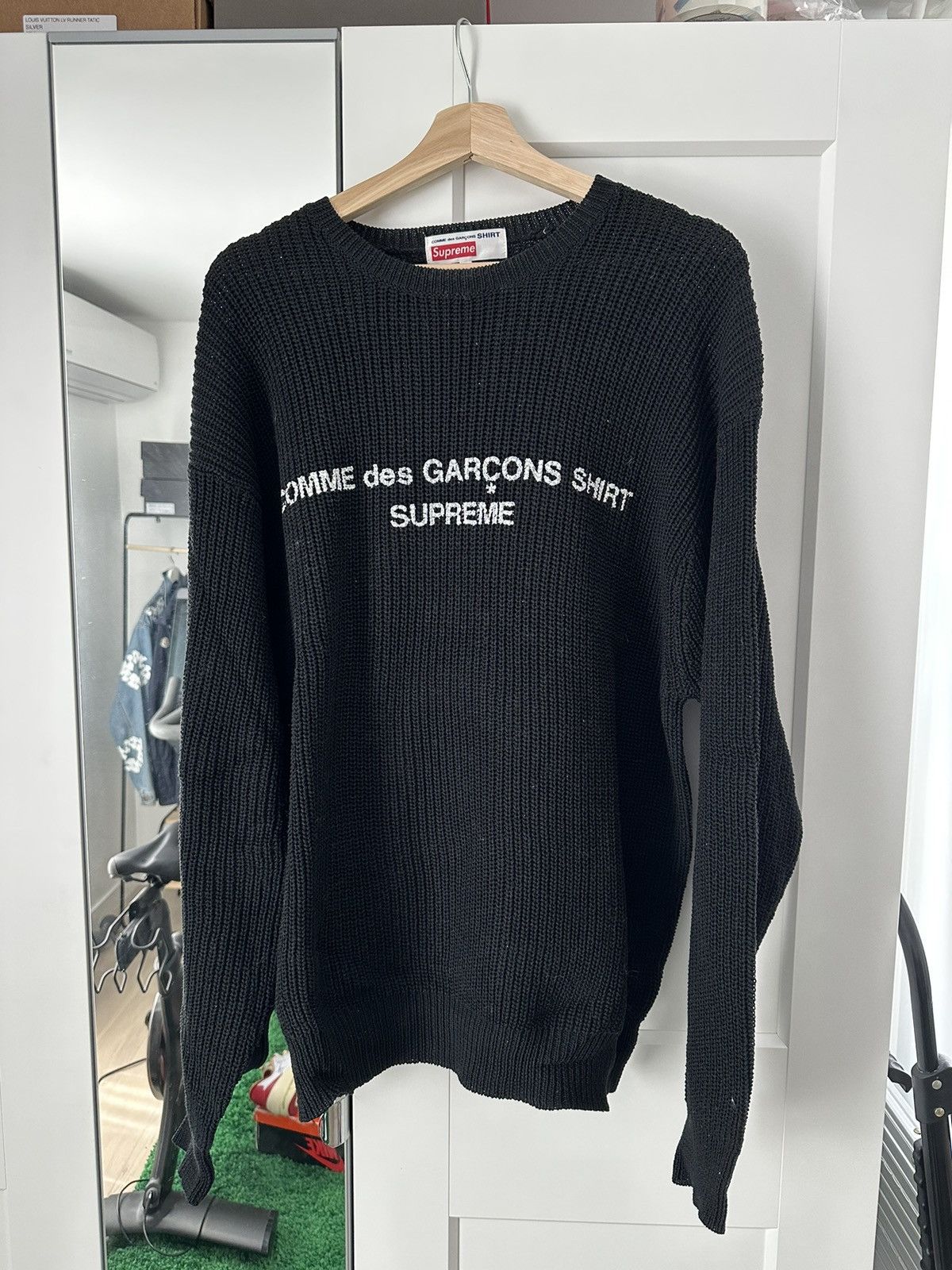 Supreme Supreme Comme Des Garcons CDG Sweater | Grailed