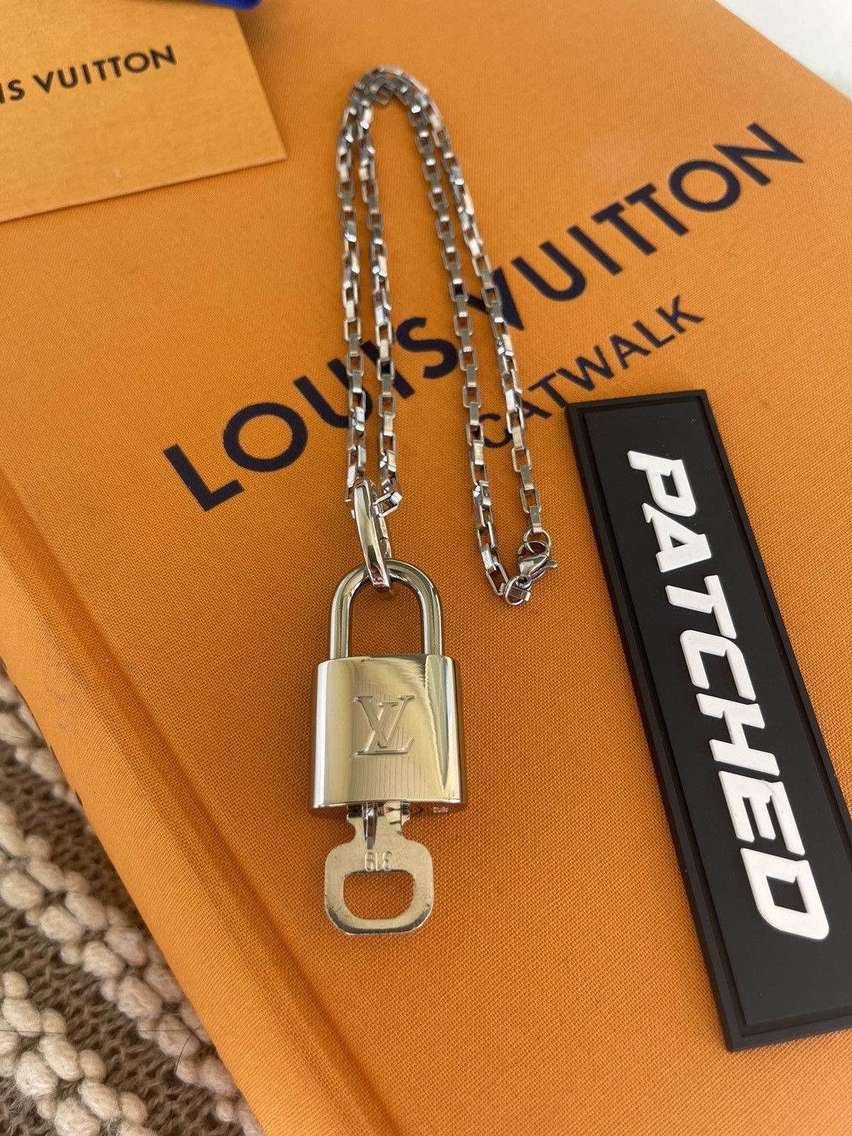Louis Vuitton Louis Vuitton Lock Custom Necklace | Grailed