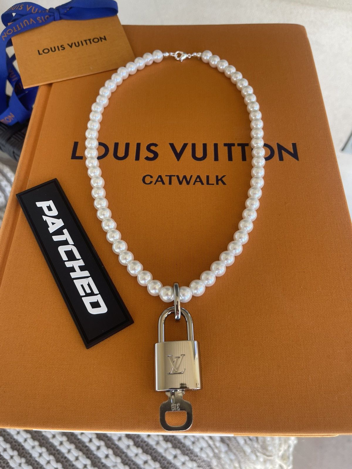 Louis Vuitton Louis Vuitton Lock Custom Necklace | Grailed