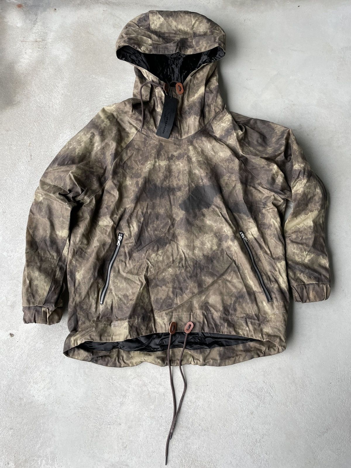 Represent Clo. Represent England Made Men's Waxed Cotton Camo Anorak ...