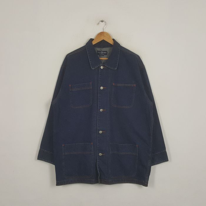 Polo Ralph Lauren Vintage Polo Works Traditional Workwear Denim Jacket | Grailed
