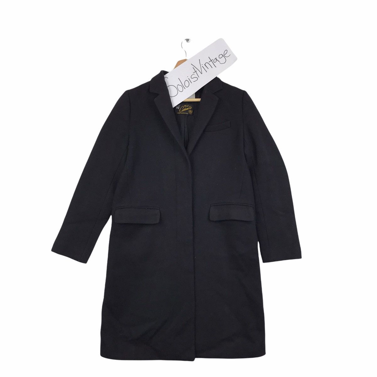 Tomorrowland MACPHEE TOMORROWLAND Wool Cashmere Italy Black Coat | Grailed