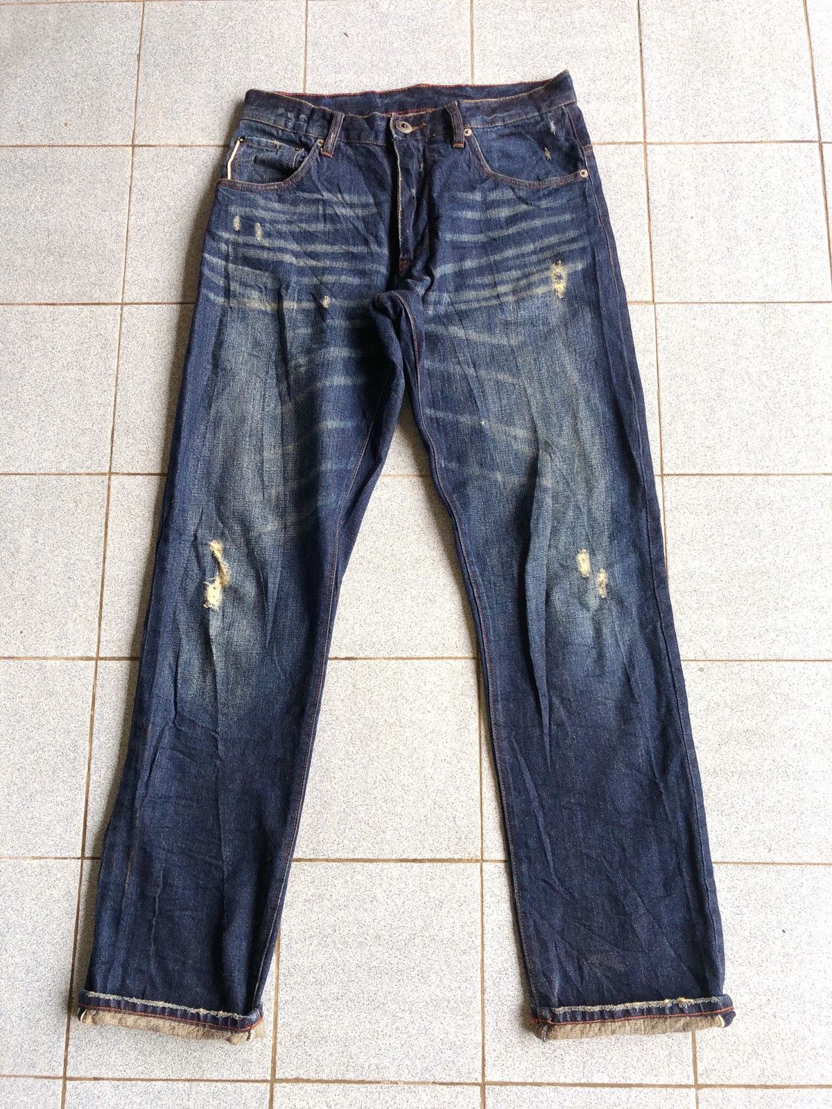 Avant Garde × Distressed Denim × Issey Miyake Selvedge jeans 291295 ...