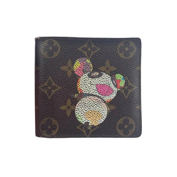 Louis Vuitton Louis Vuitton x Takashi Murakami Monogram Panda Wallet ...