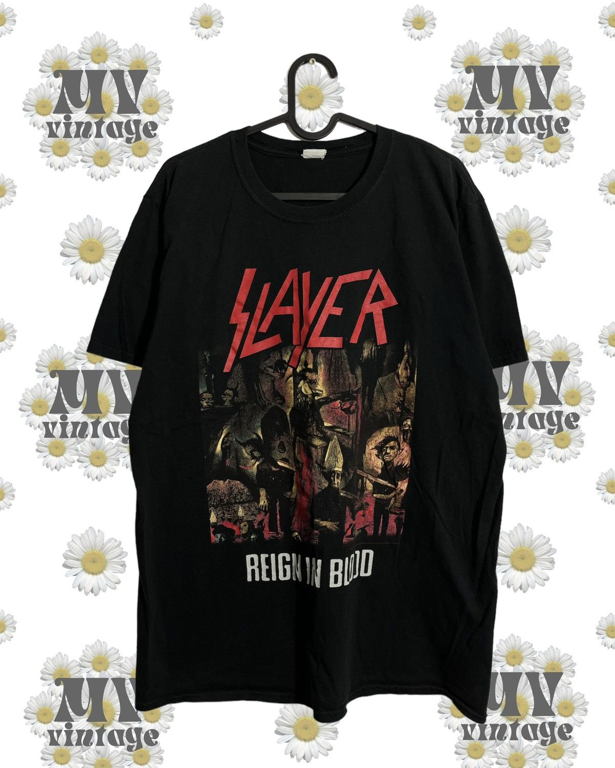 Vintage Slayer 2009 Vintage Reign In Blood Album Metal Band Tees | Grailed