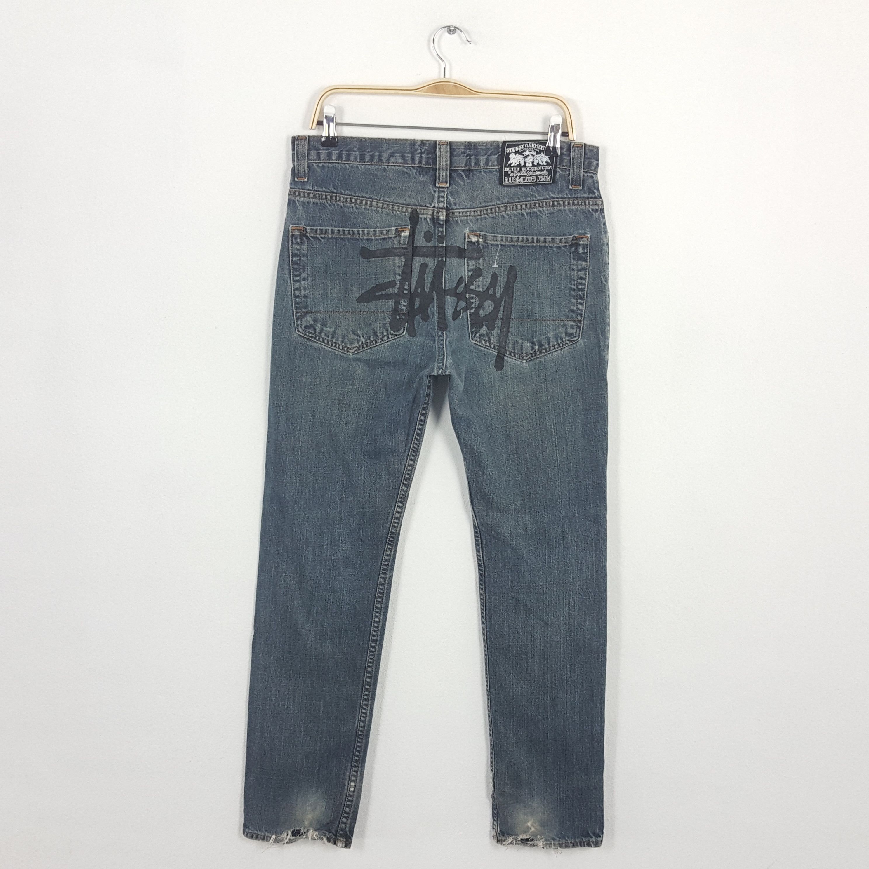 Streetwear × Stussy × Vintage Vintage STUSSY Streetwear Custom Logo ...