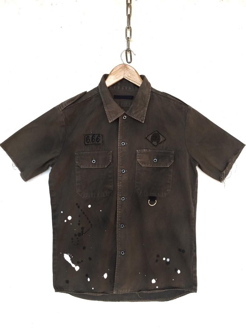 Hysteric Glamour Vintage Creature For The Living 666 Distressed Painter ...