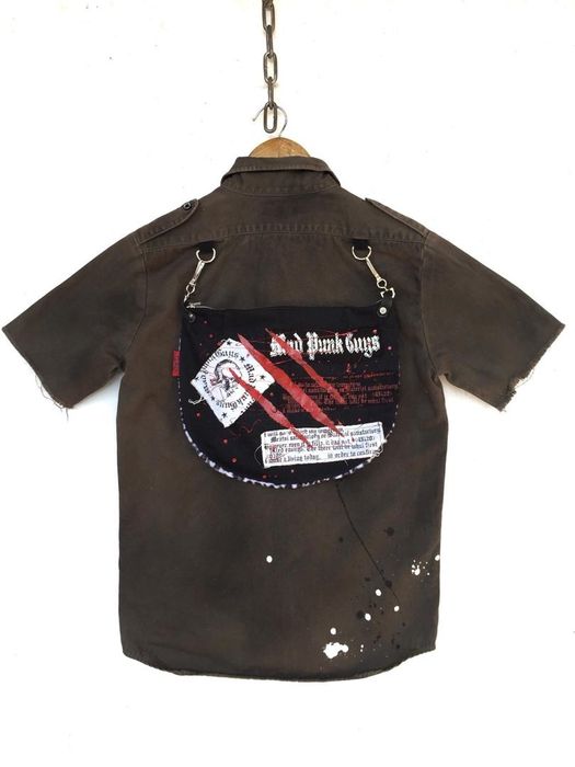 Hysteric Glamour Vintage Creature For The Living 666 Distressed Painter ...