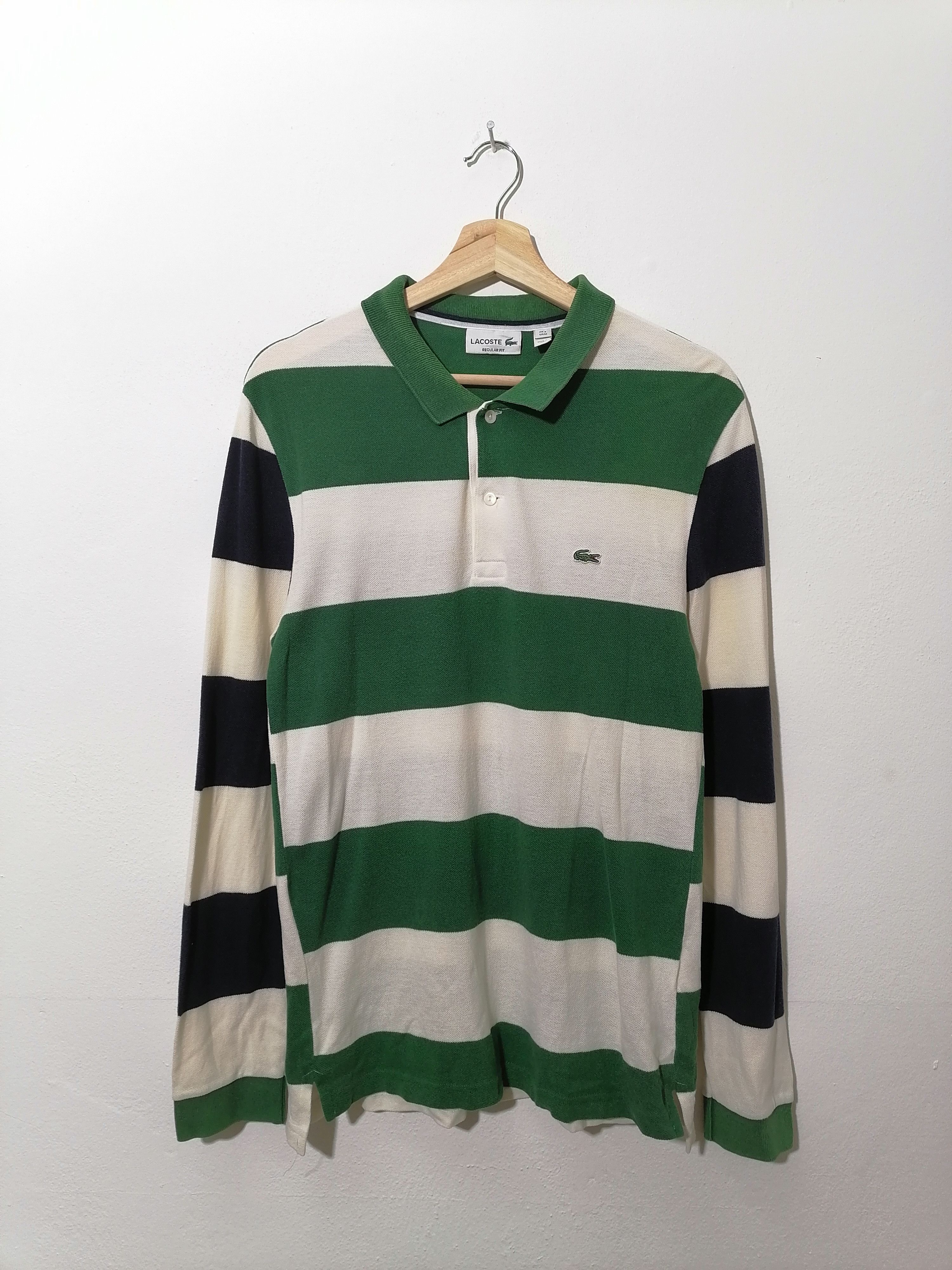Lacoste × Streetwear Lacoste Polo Stripes Longsleeve | Grailed
