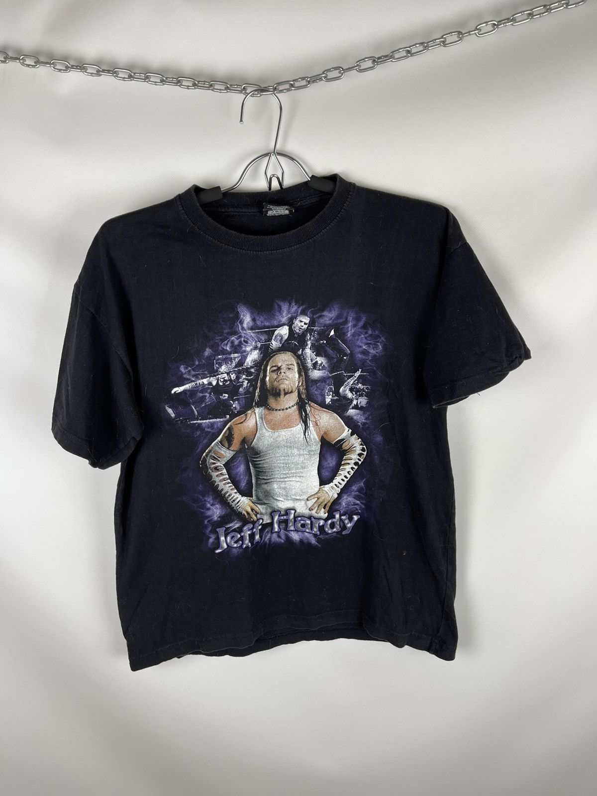 Band Tees × Vintage × WWE Rock Tees vintage Jeff Hardy WWE band tee ...