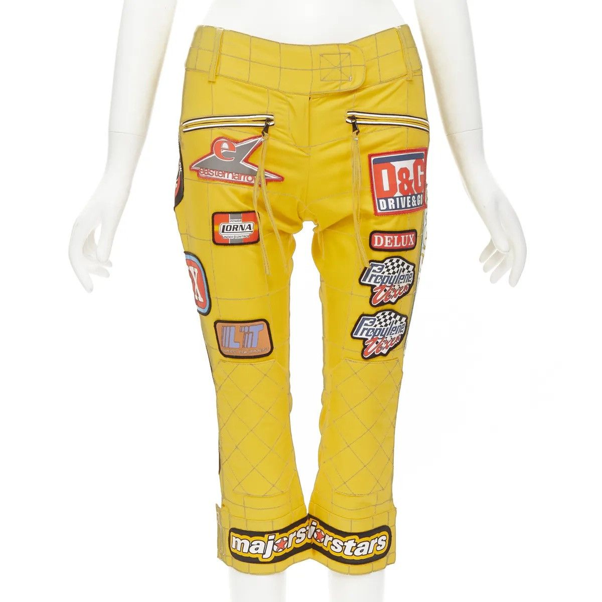 Dolce & Gabbana 🏁RARE🏁DOLCE GABBANA RACING DRIVE CROPPED PANTS | Grailed