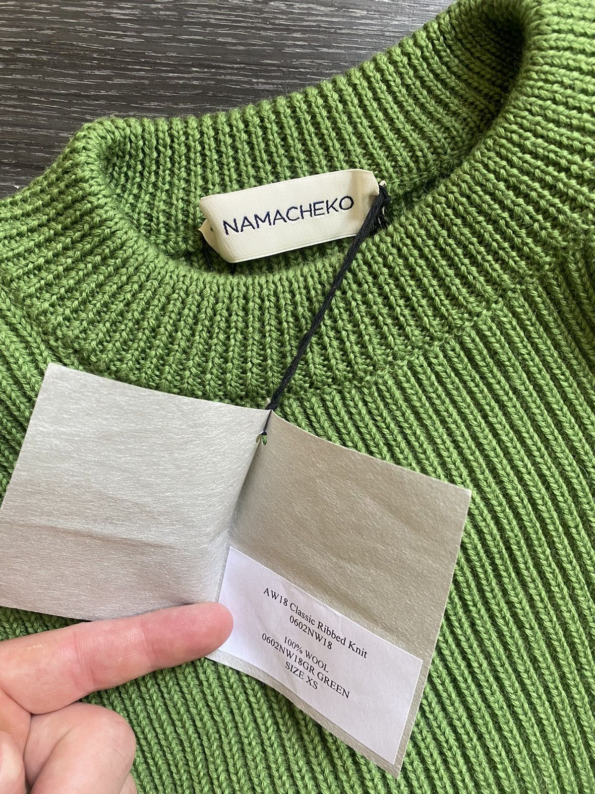 Namacheko AW18 Classic Ribbed Knit | Grailed