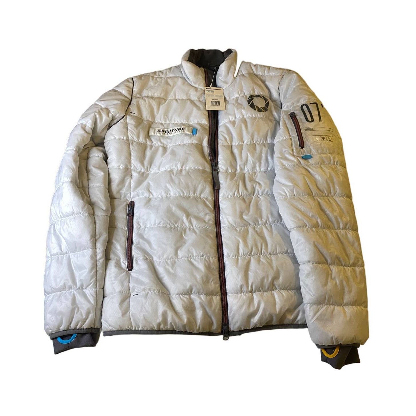Other NWT Portal Engineer Aperture Science Valve Puffer Jacket M | Grailed