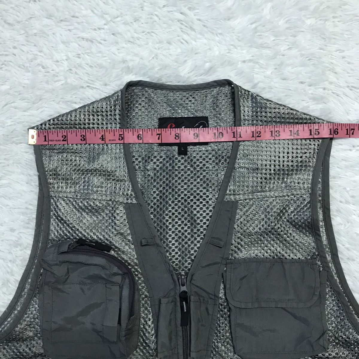Japanese Brand Splash Netting Vest Cargo Multipockets | Grailed