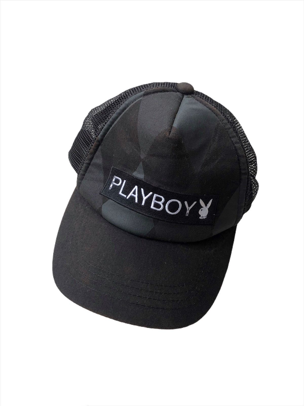 Playboy DOPE🔥Y2K Playboy ™️ Logo Mesh Trucker Hat Cap | Grailed