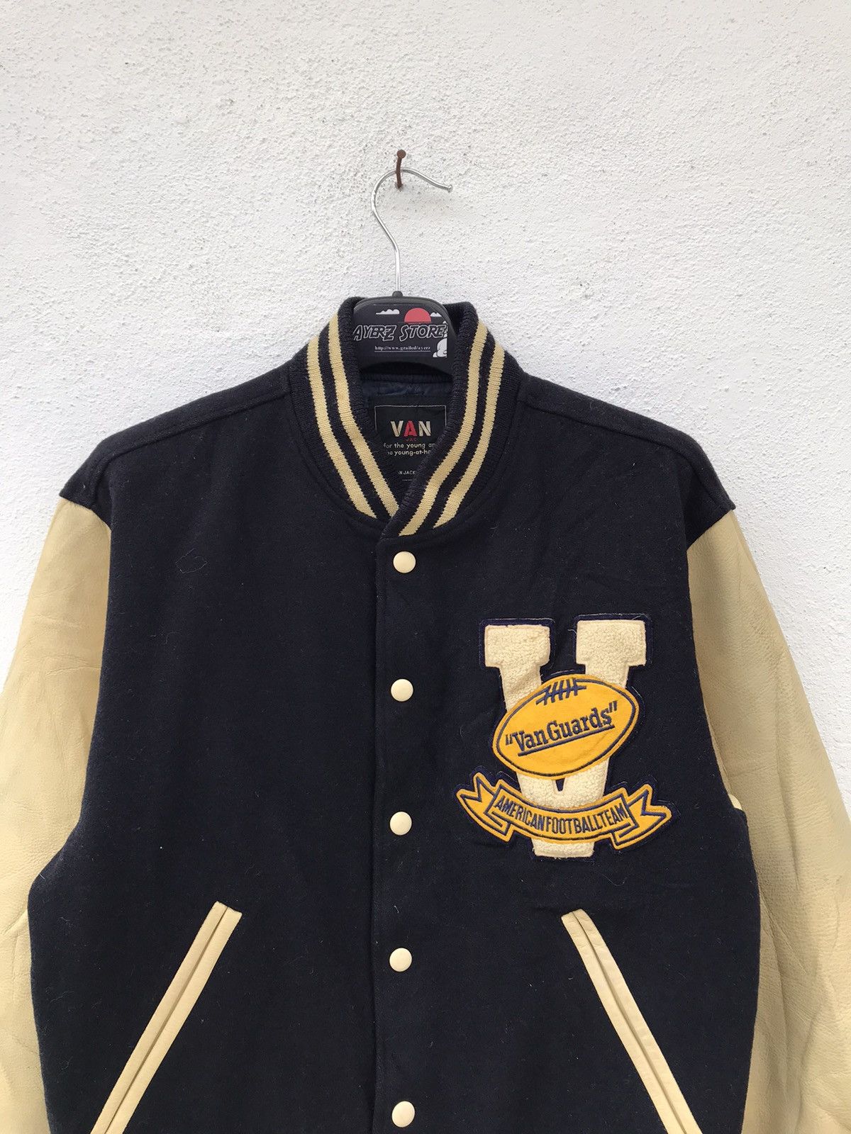 Japanese Brand × Van × Varsity Jacket VAN jac American Football Team ...