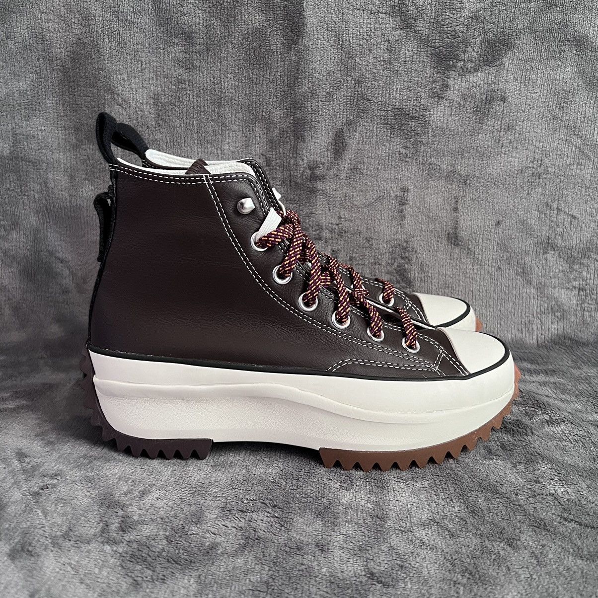 Converse Converse Run Star Hike Platform Hi-Top Leather - Dark Root ...