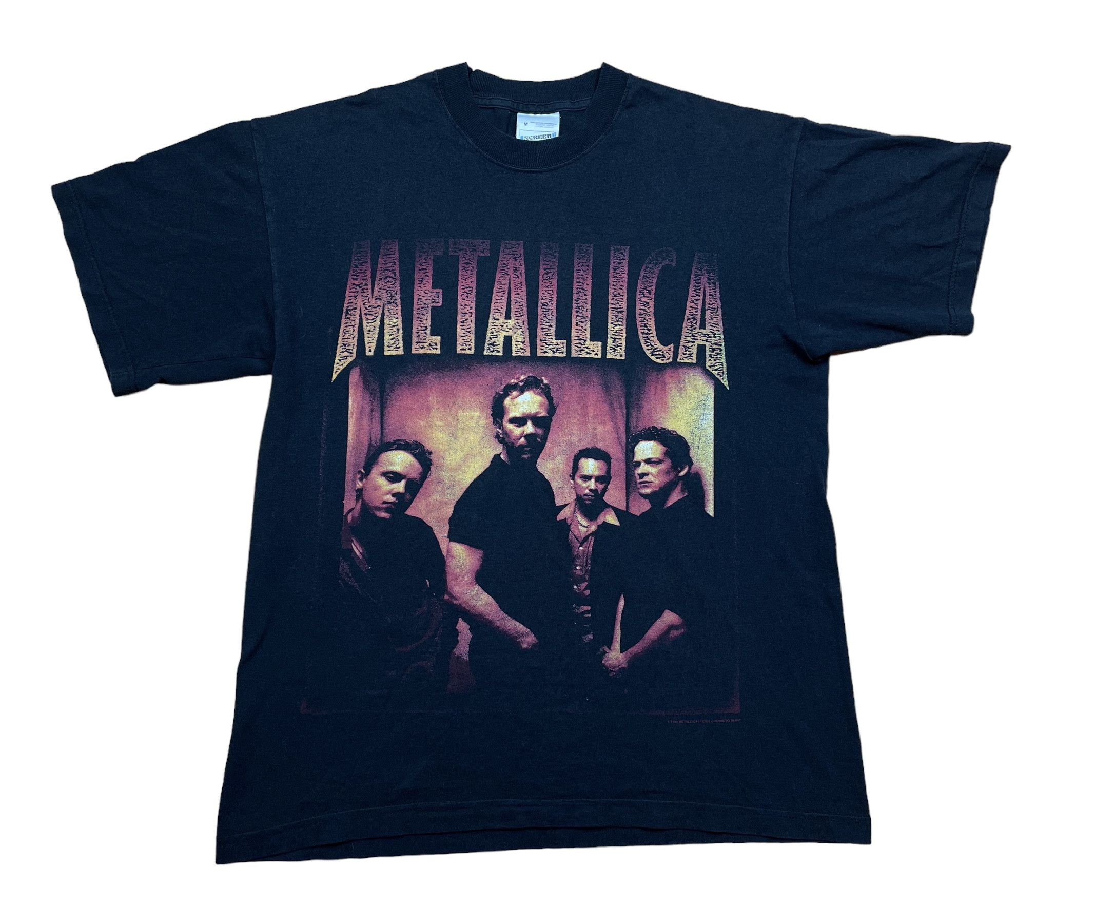 Band Tees × Metallica × Vintage Vintage Metallica 1999 Black Summer Tour Band Shirt Tee | Grailed