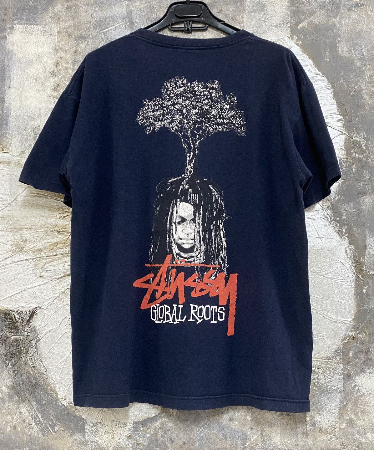 Vintage Vintage Stussy Global Roots Tshirt | Grailed