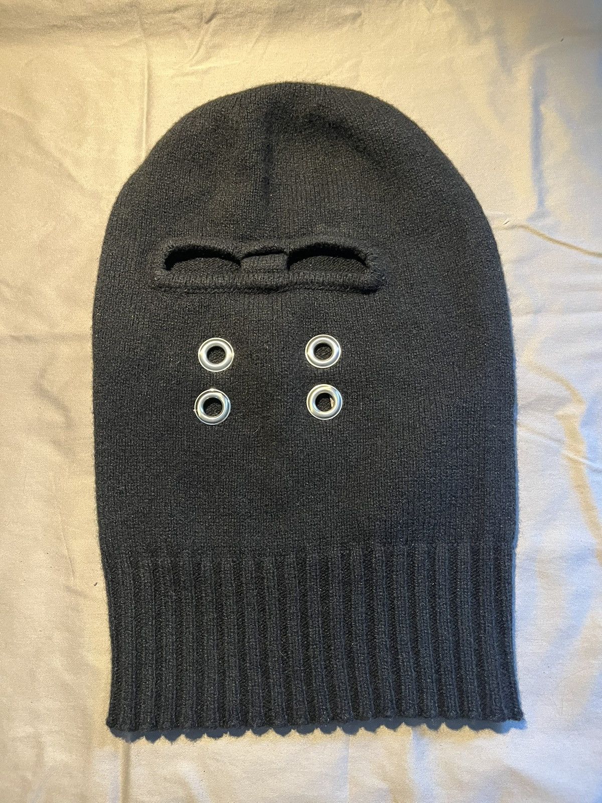 Rick Owens Rick Owens Gimp Black Balaclava Mask | Grailed