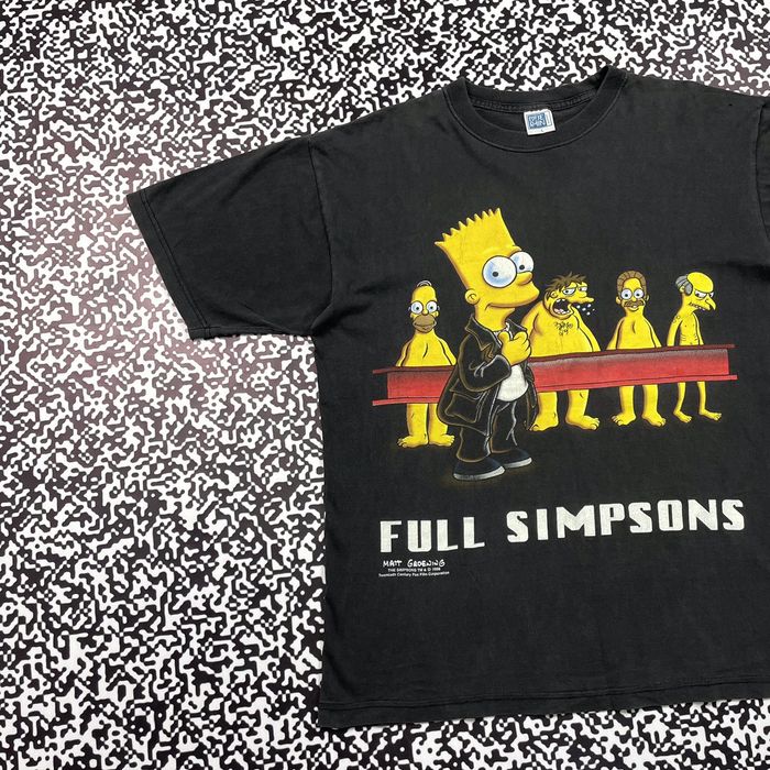Vintage Vintage 1998 The Simpsons Bart Faded T-shirt Sex Streetwear ...