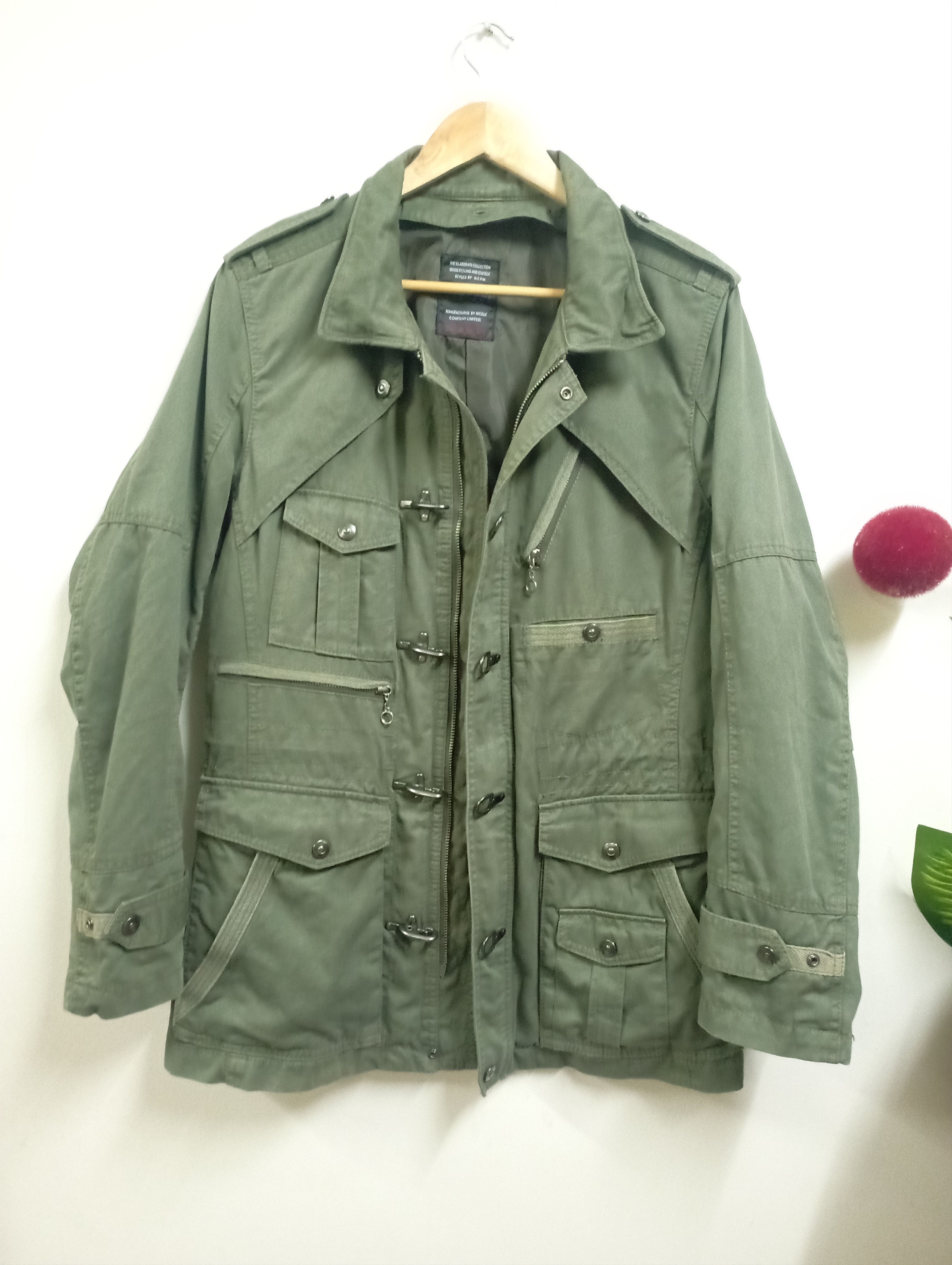 In The Attic × Matsuda × PPFM Nicole Club For Men Green Army Parkas ...