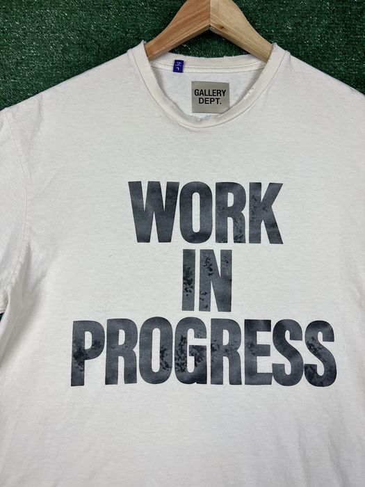 Designer Gallery Dept. Work In Progress Logo T Shirt | Grailed