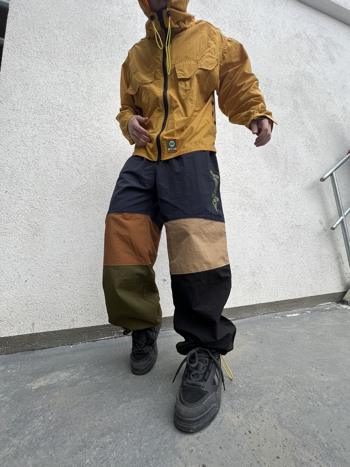 Brain Dead × Gotcha Brain Dead Pants x Gotcha Parachute Baggy | Grailed