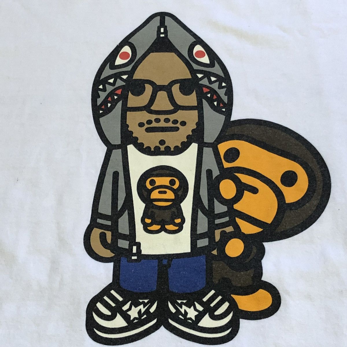 Bape Baby Milo Kid Cudi LA Exclusive Tee | Grailed