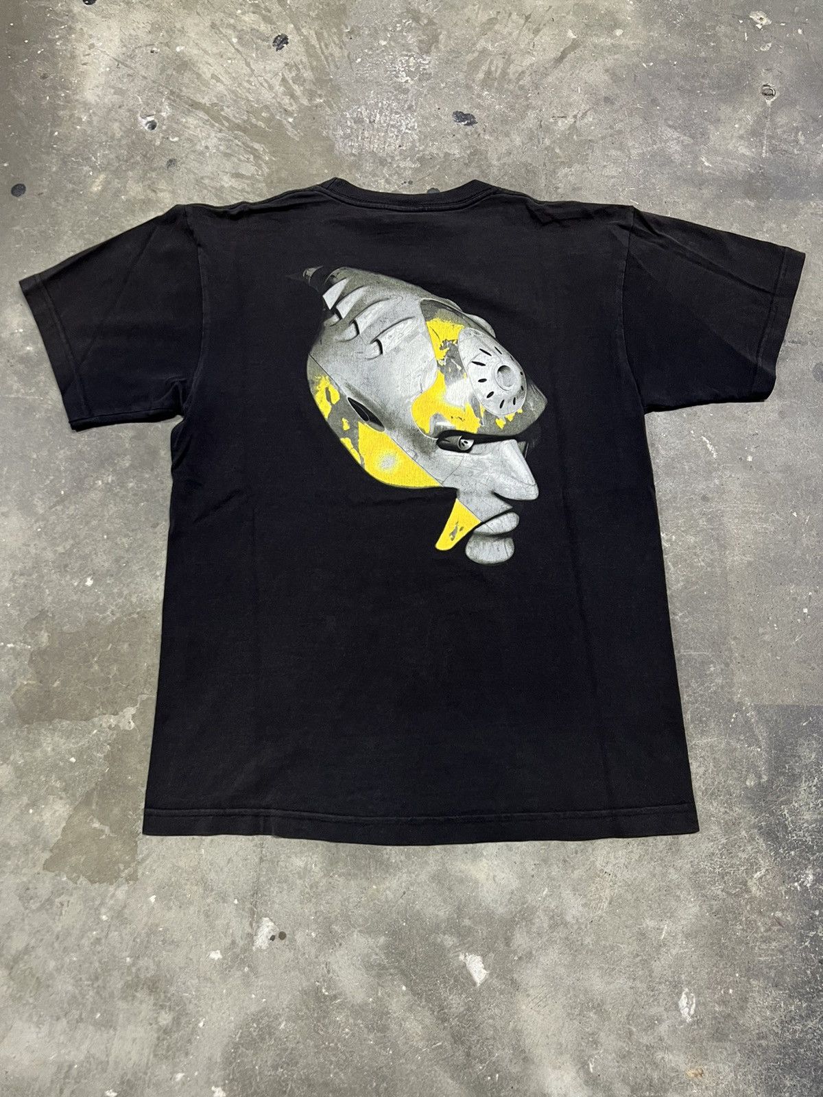 Oakley × Vintage Oakley Software "BOB" Head Industrial Printed Logo T ...