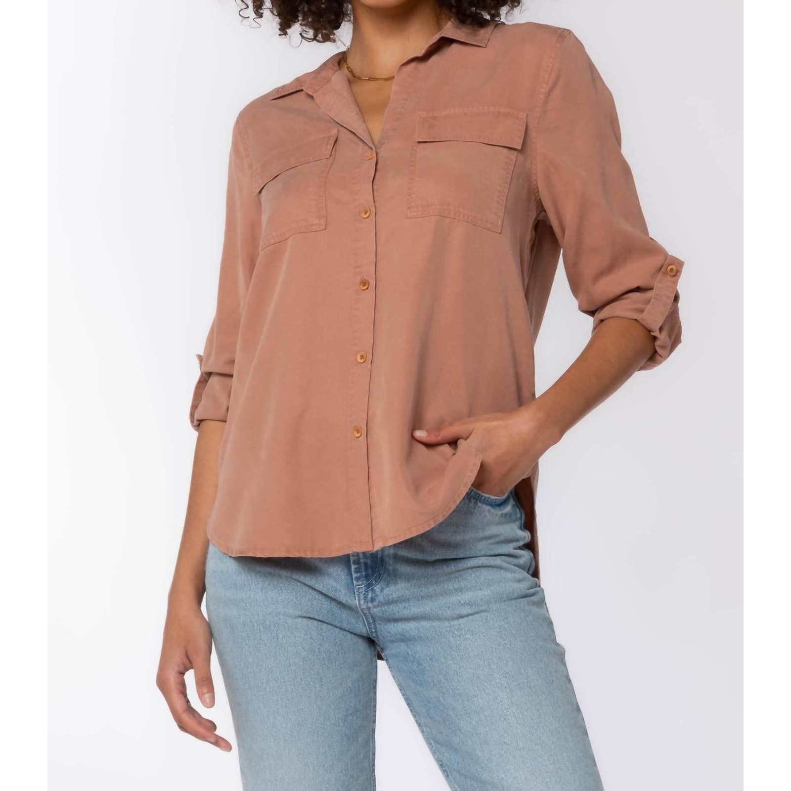 Designer VELVET HEART Talma Shirt In Desert Taupe | Grailed