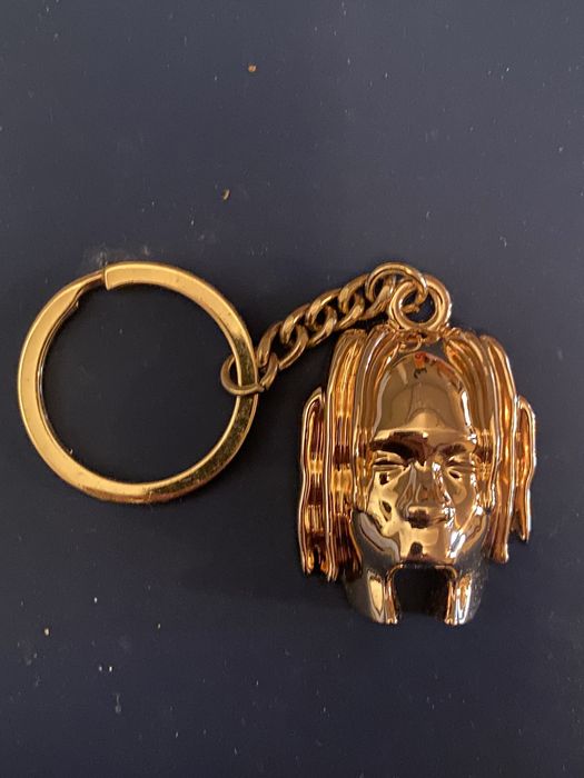 Travis Scott Travis Scott Astroworld Gold Metallic Keychain | Grailed