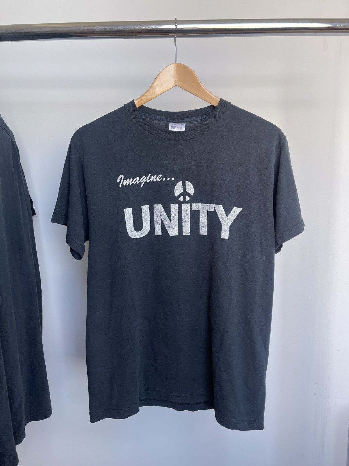 Vintage VINTAGE JOHN LENNON IMAGINE UNITY TEE SHIRT | Grailed
