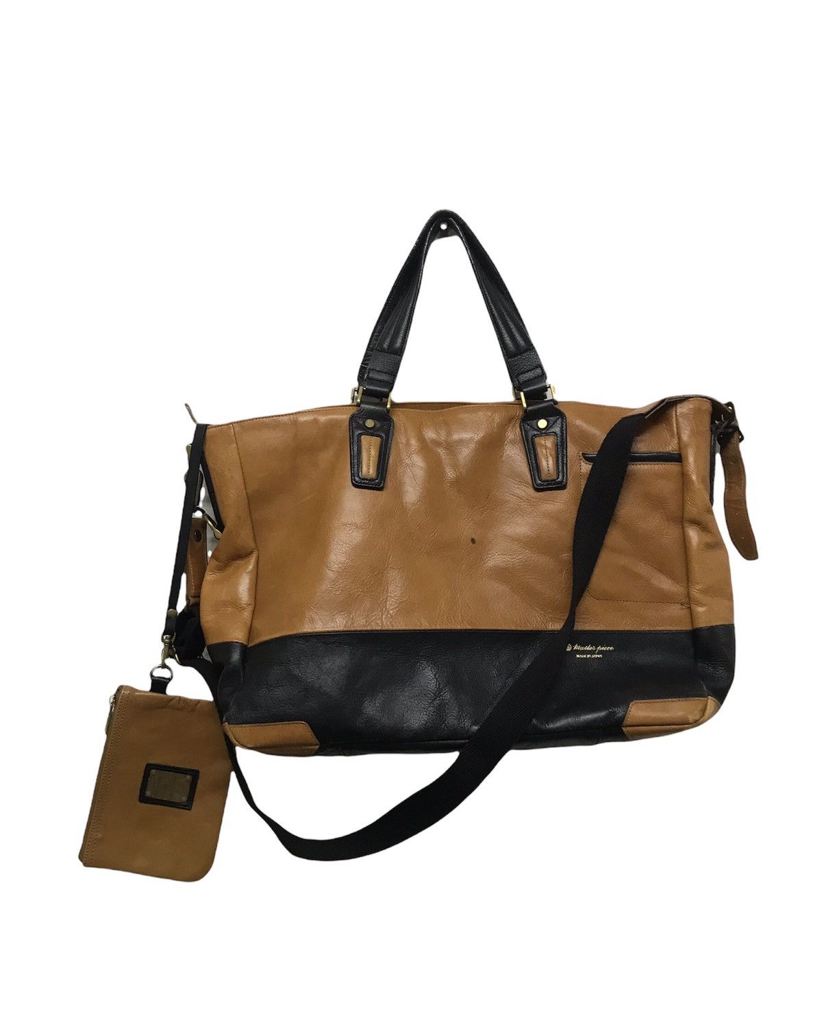 Japanese Brand × Leather × MasterPiece Rare ️Masterpiece Leather Sling ...