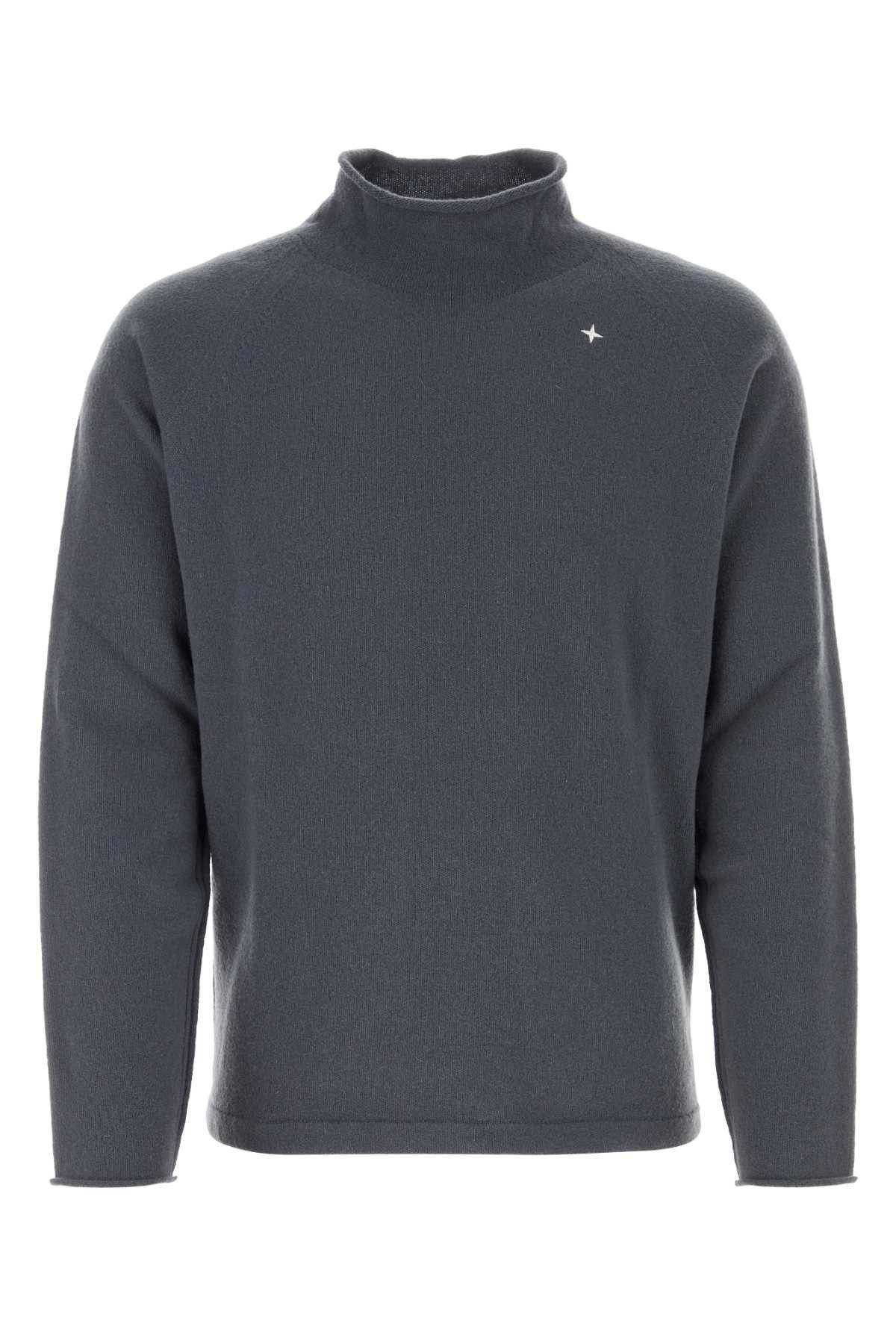 Stone Island Graphite Wool Blend Sweater | Grailed