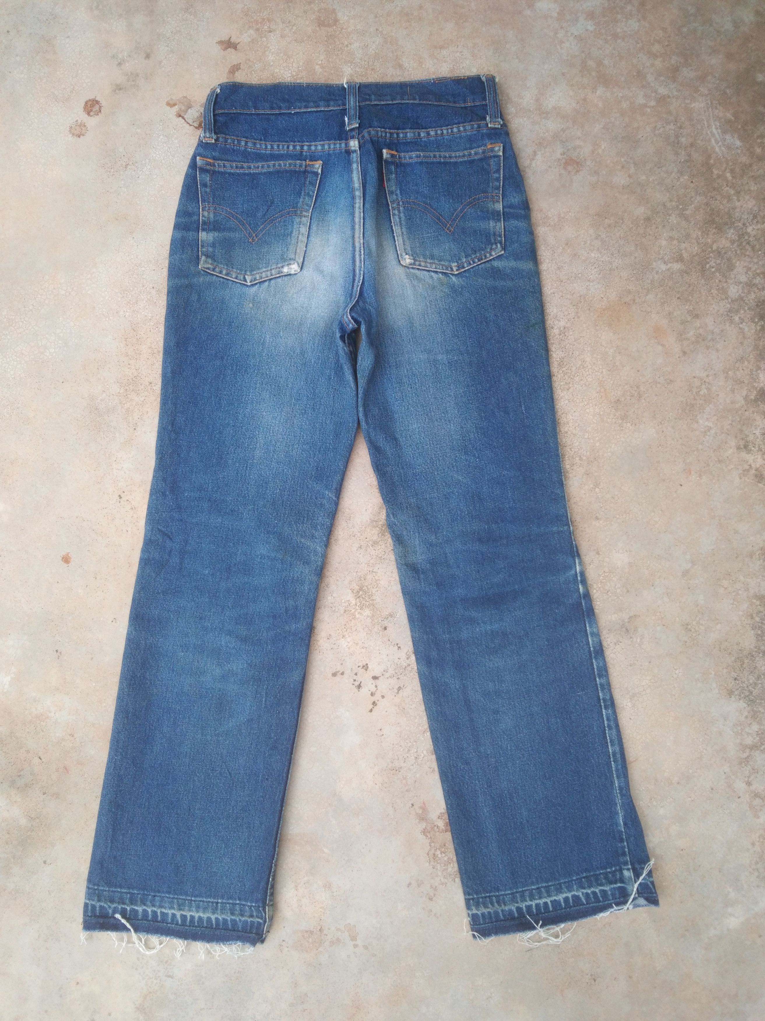 Jean × Levi's × Vintage 90s Vintage Levi's Jeans Dirty Distressed Released Hem | Grailed