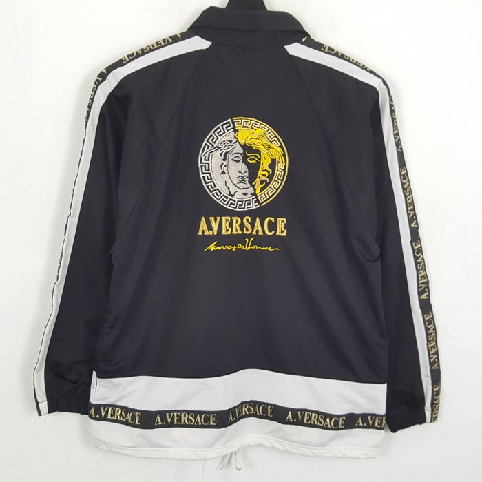 Versace A.VERSACE Luxury Brand Logo Design Sportswear Jacket | Grailed