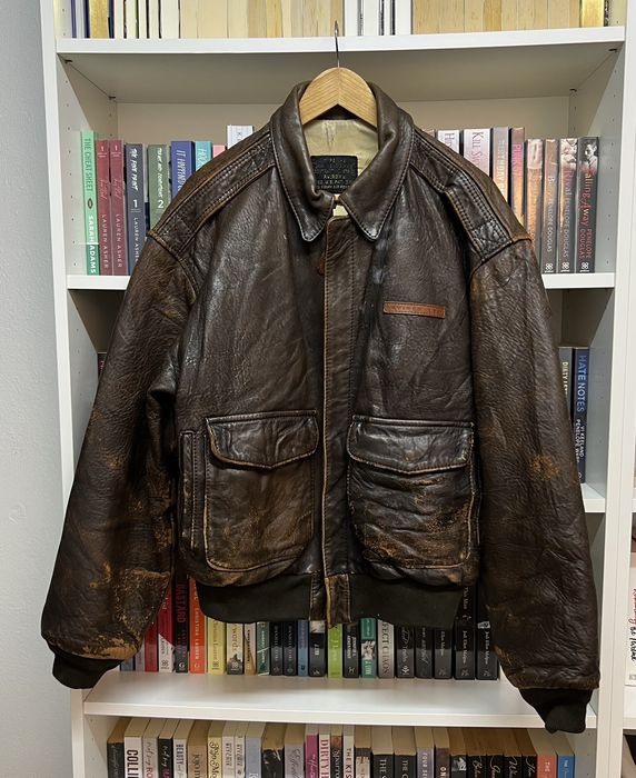 Vintage 1991 Avirex Type A2 Leather Jacket | Grailed